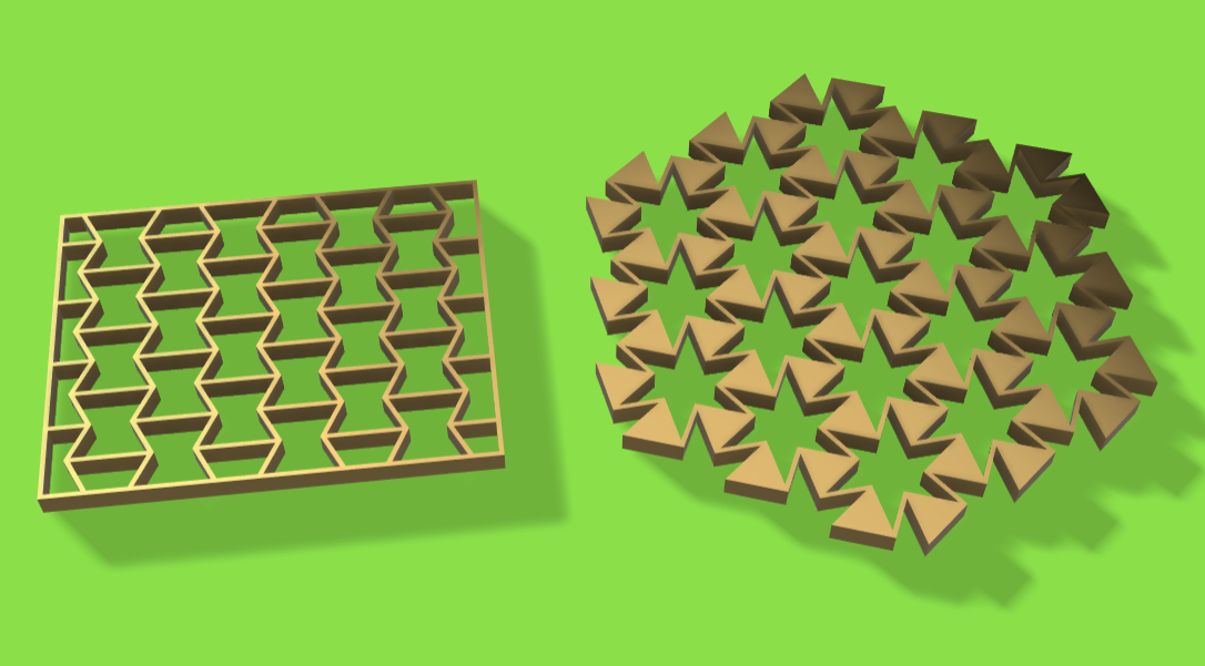 Auxetic structure | Metamaterial por Filip Zítko | Descargar modelo STL ...