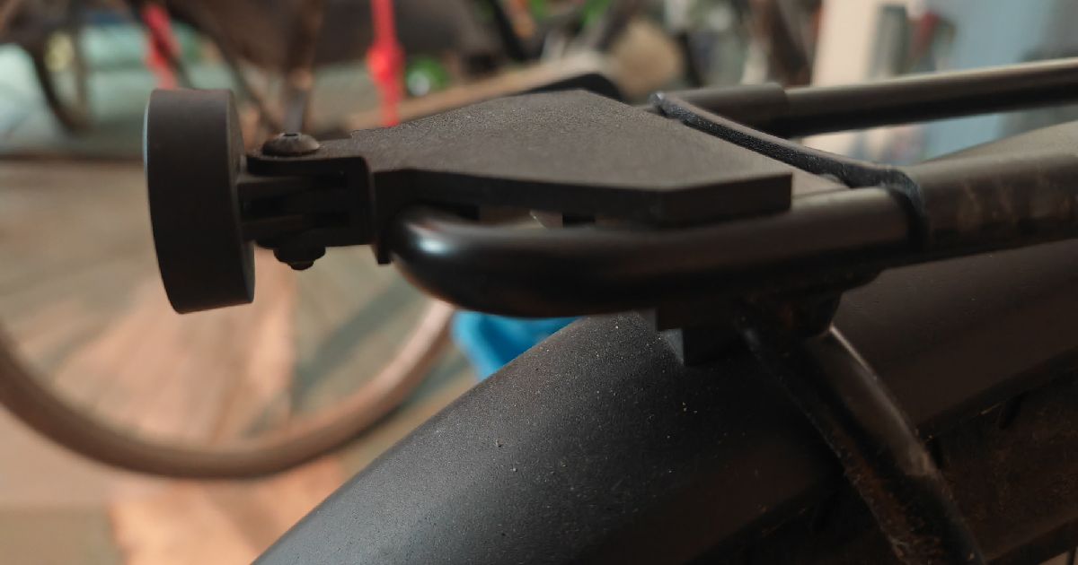 GoPro Mount for narrow Racktime Snapit V2 on a Stromer ST3 by Tobias ...