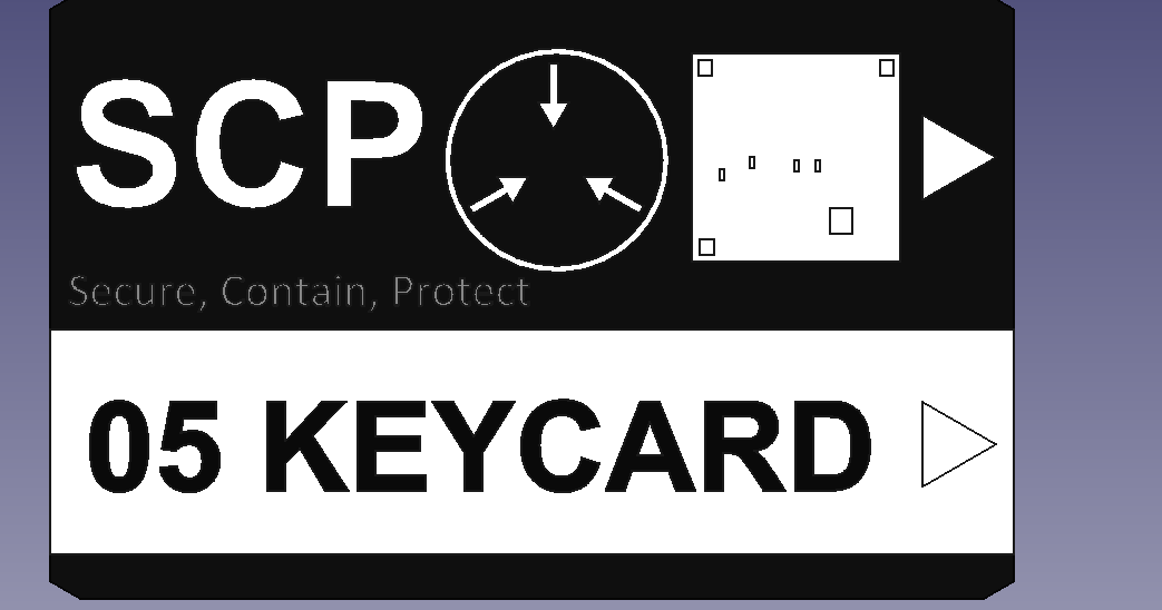S.C.P 05-keycard.v2 by BenFinko | Download free STL model | Printables.com