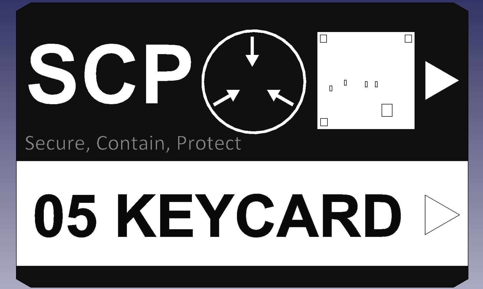 S.C.P 05-keycard.v2 by BenFinko | Download free STL model | Printables.com
