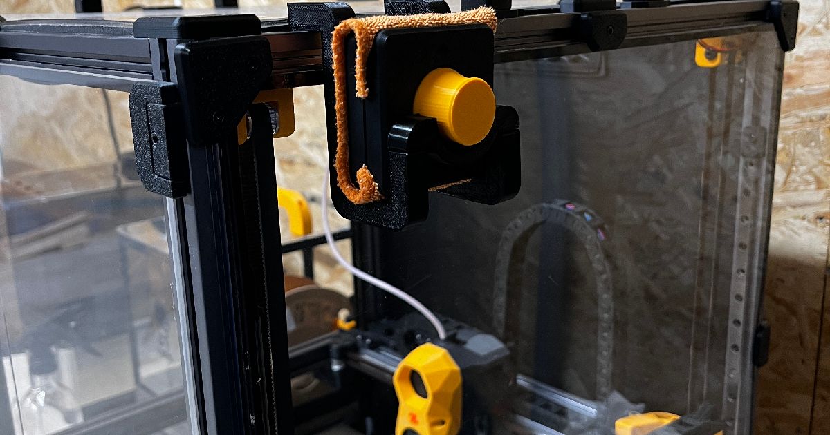 Hanger for Build Plate Cleaner Microfiber by Nordfpv | Download free ...