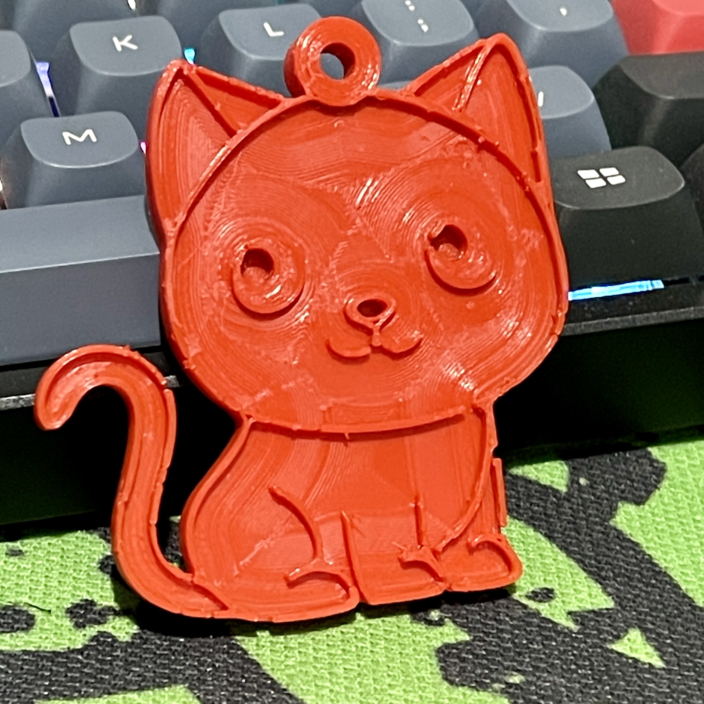 Cat Keychain by Jack Fairclough | Download free STL model | Printables.com
