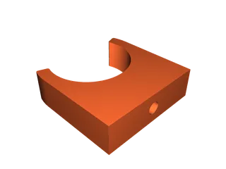40 mm Pipe bracket by Firstlayer Oy | Download free STL model ...