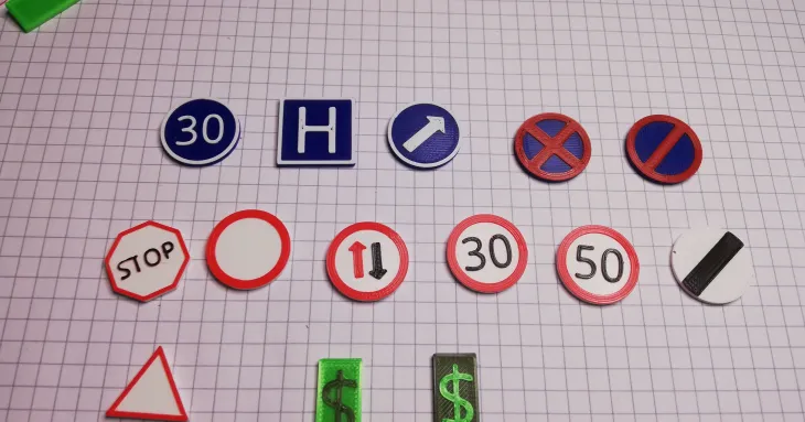 Traffic Signs (and Money) by CeckaCZ | Download free STL model ...