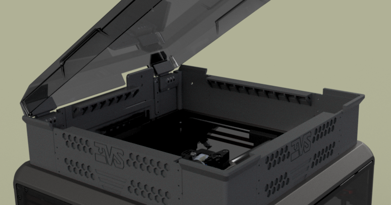 NEW Creality K1 Riser with hinges and LED + STEP by TVS | Download free ...