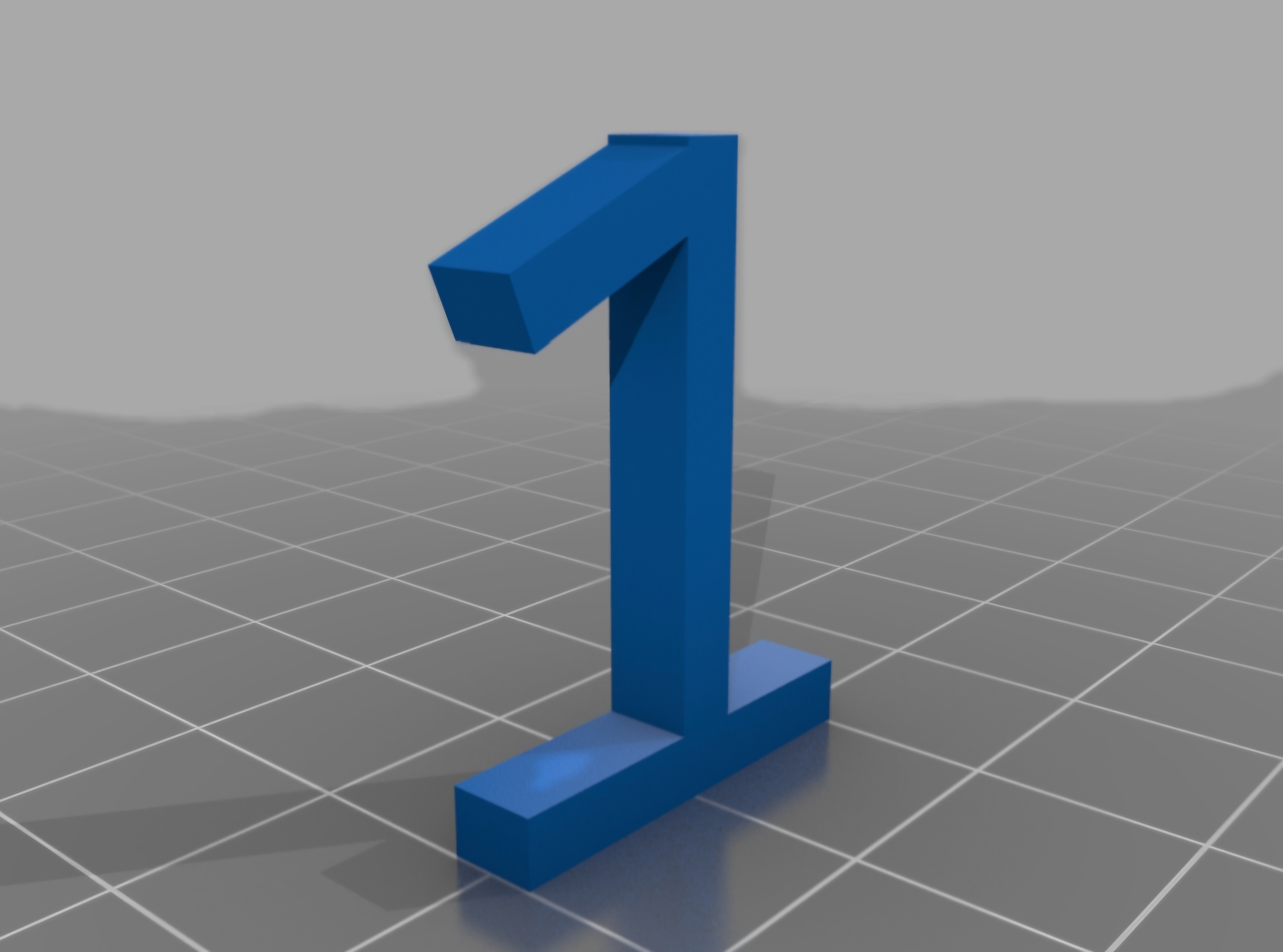 No 1 by Cageporato | Download free STL model | Printables.com