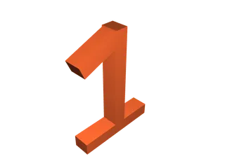 No 1 by Cagepotato | Download free STL model | Printables.com