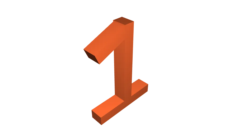 No 1 by Cagepotato | Download free STL model | Printables.com