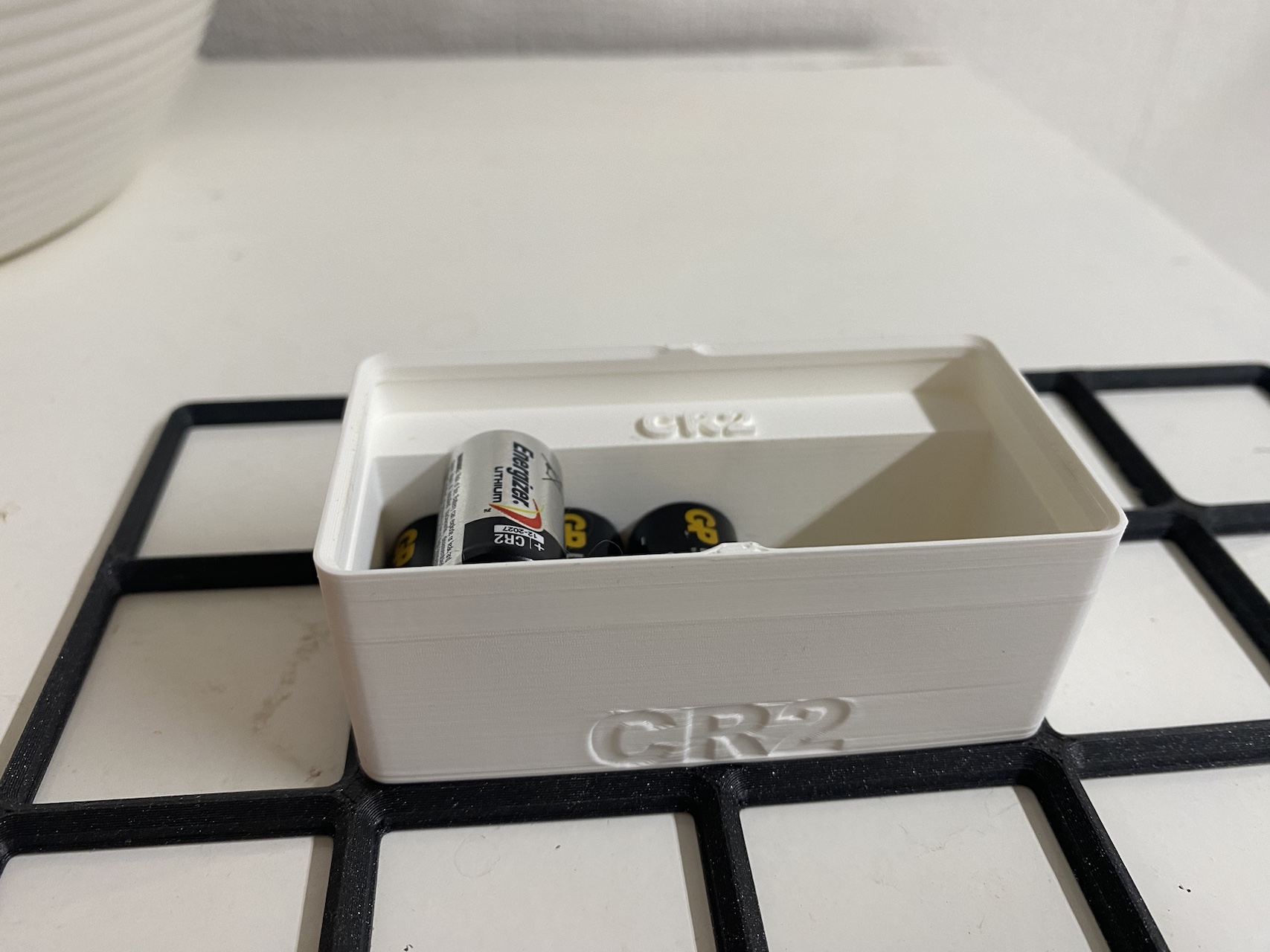 Gridfinity CR2 battery 1x2x5 bin for 9 batteries by Patrik Franzen ...