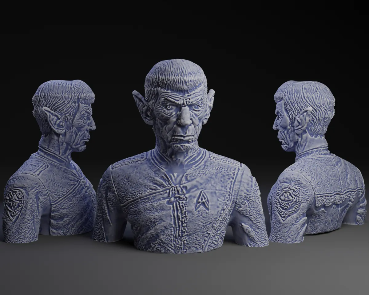Spock Bust by Peter Farell | Download free STL model | Printables.com