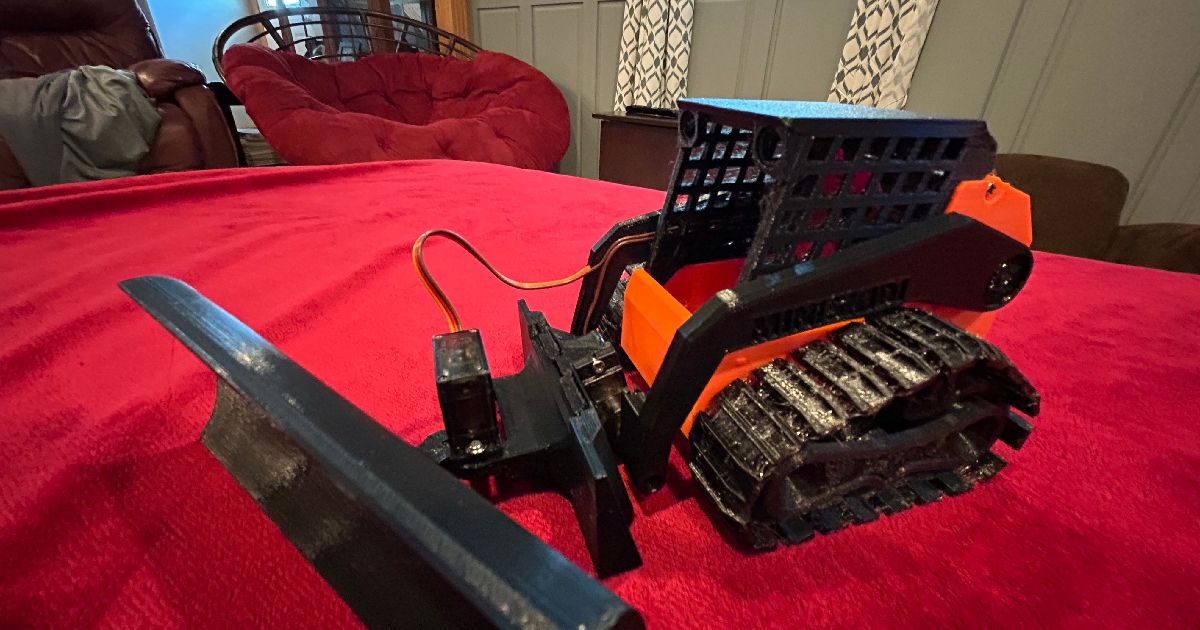 Snow Plow for Professor Boot's Mini Skidi by Reid12 | Download free STL model | Printables.com