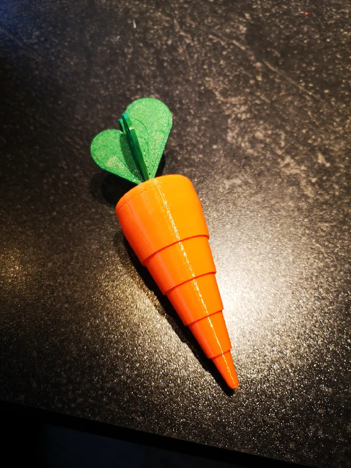 Carrot (Foldable) by ThuWe | Download free STL model | Printables.com