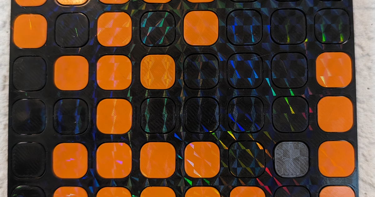 Pixel matrix for textured print sheet by marapet | Download free STL ...