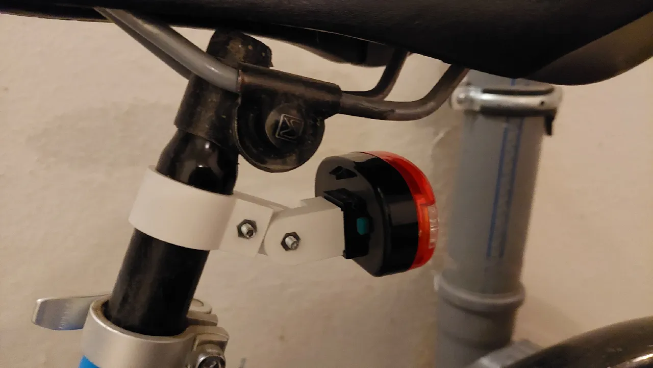 Bike light led support by g0rd0n_2007 | Download free STL model ...