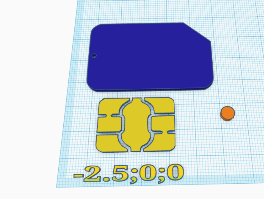 SIM Card Keychain by Jhavitxu | Download free STL model | Printables.com