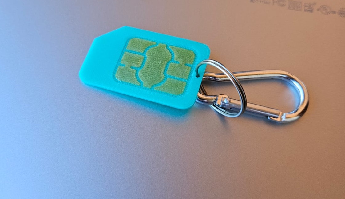 SIM Card Keychain by Jhavitxu | Download free STL model | Printables.com