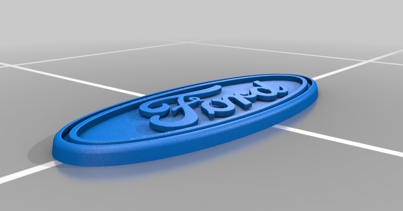 Ford logo by Wayne Erman | Download free STL model | Printables.com