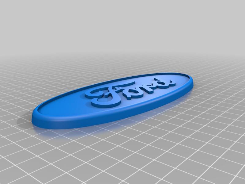 Ford logo by Wayne Erman | Download free STL model | Printables.com