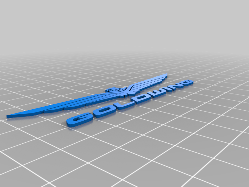 GL1800 License plate frame by Wayne Erman | Download free STL model ...