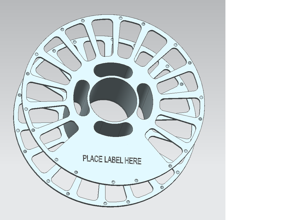 Inland and eSun reusable filament spool by Wayne Erman | Download free ...