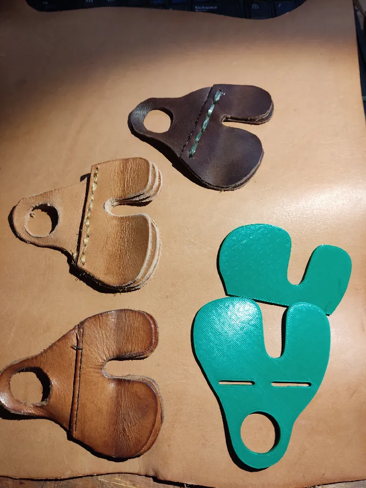 Archery Split Finger Tab by Lowres | Download free STL model ...