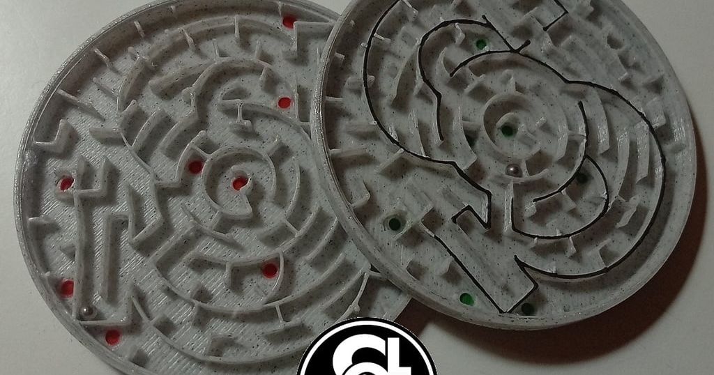 Circular ball maze - Sokol by VieWoy | Download free STL model ...