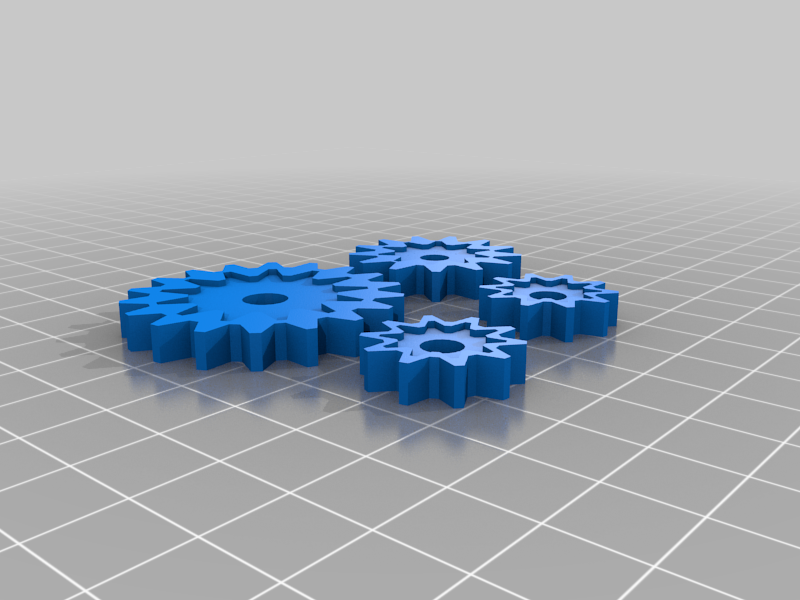 Gear Fidget Pen V2 by JohnDoe | Download free STL model | Printables.com