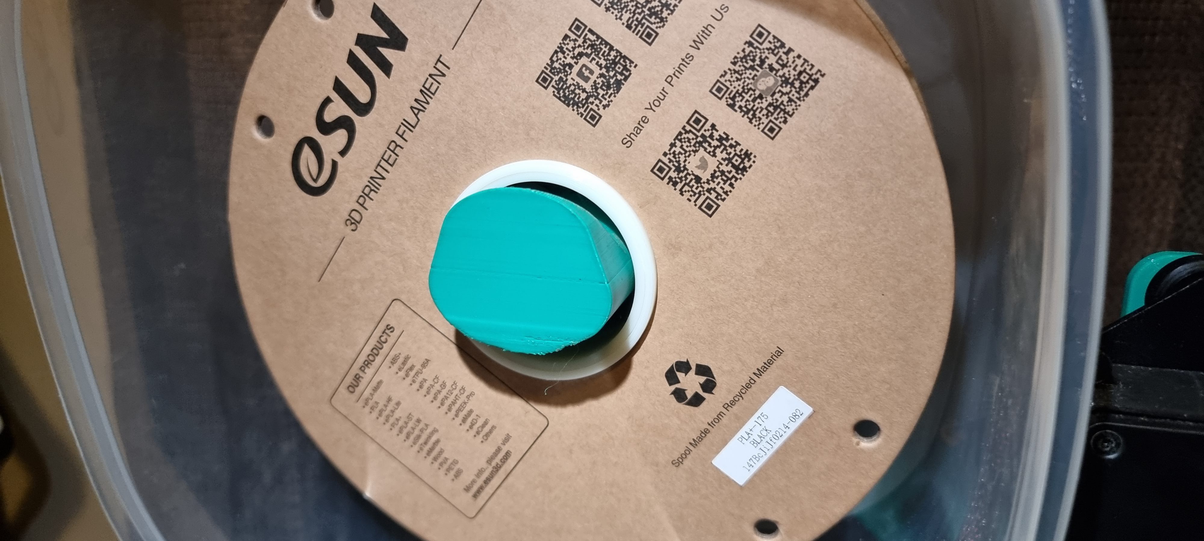eSun Cardboard Spool Roller by GilliGainz | Download free STL model ...