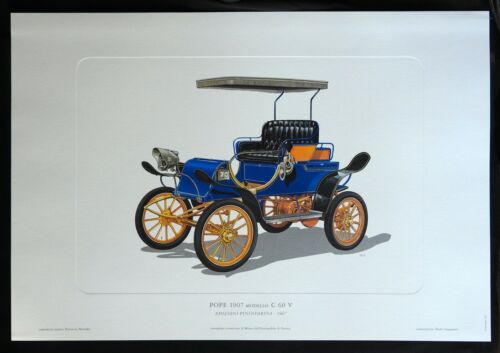 The Pope C/60 V year 1907 Electric car Designer Ed van der Heijden. by ...