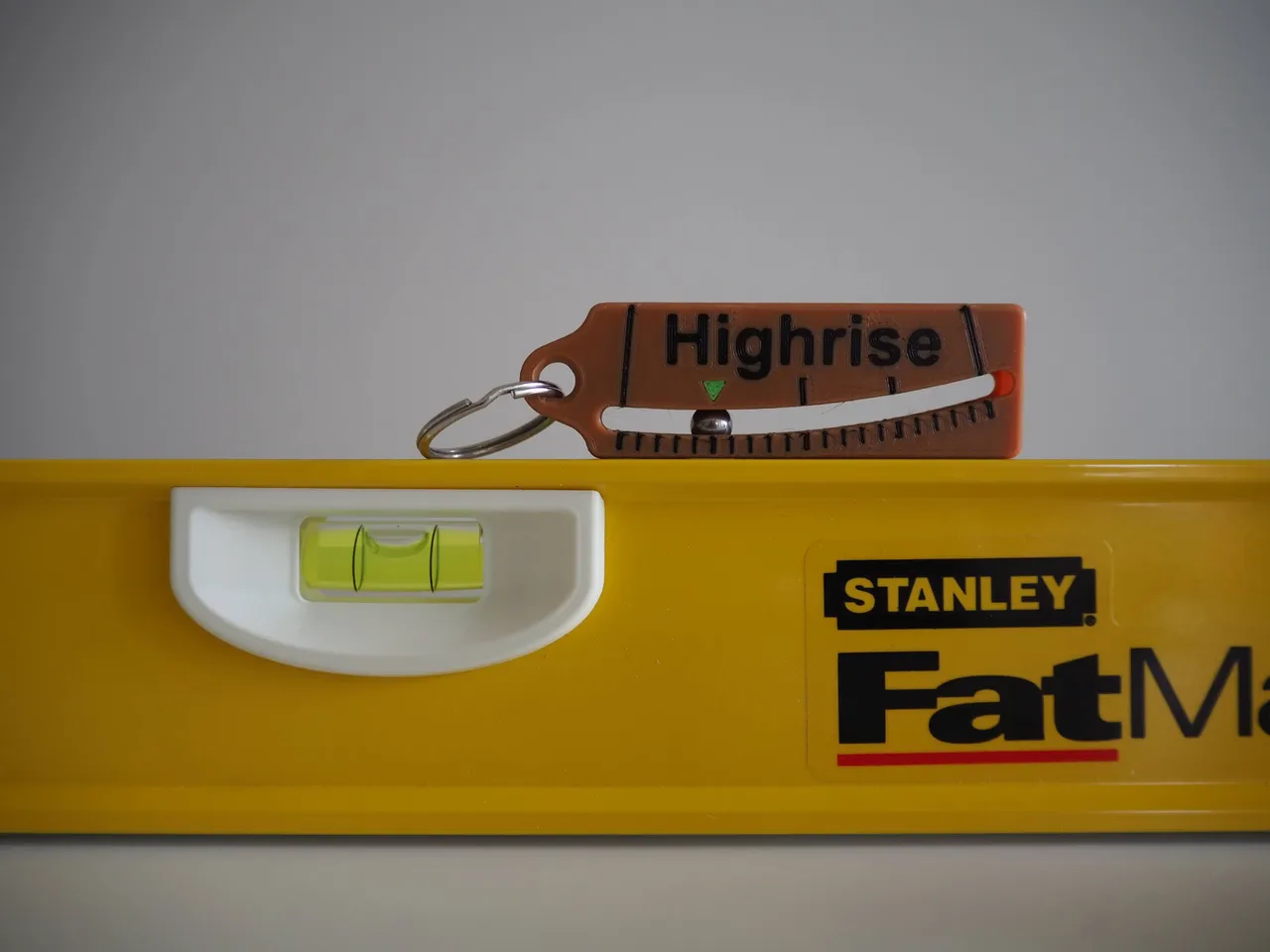 Horizontal Level Keychain by Highrise Workshop | Download free STL ...