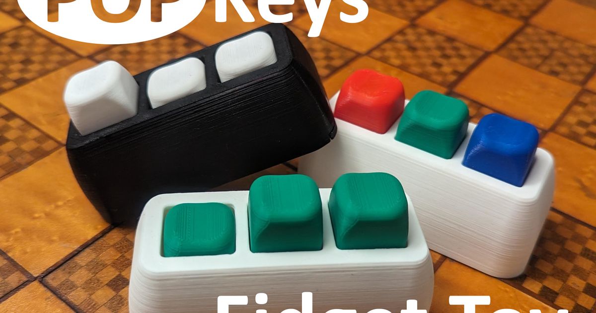 PopKeys - The Triple Toggle Fidget Toy by Ben Brandt | Download free ...