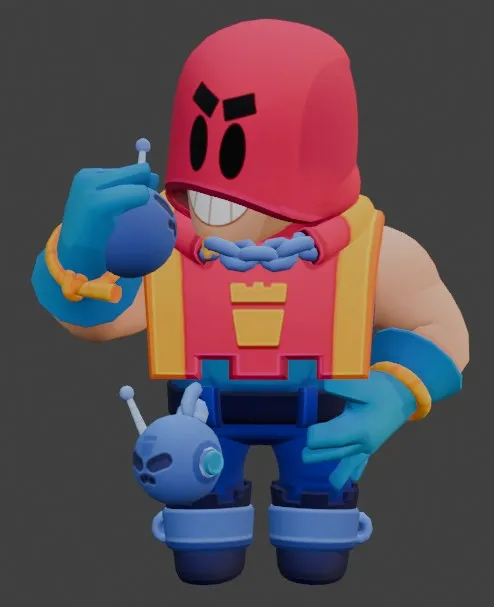 Grom - Brawl Stars by GoatGamez | Download free STL model | Printables.com