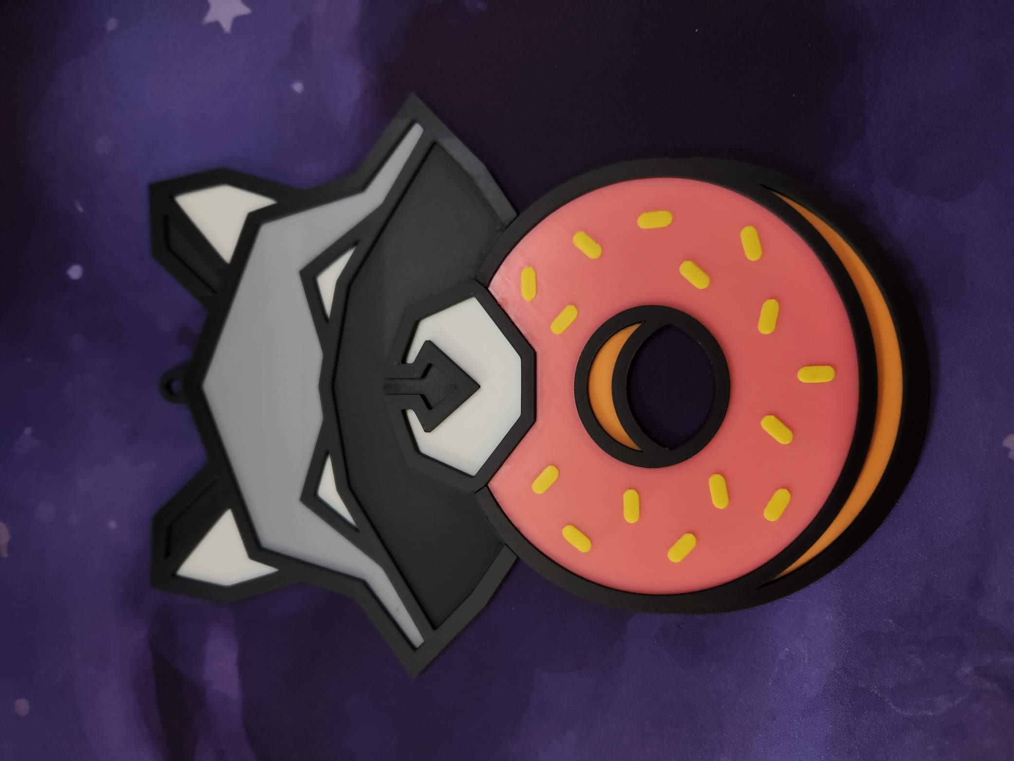 Donut County Wall Art - BK with Donut by Amethyst3D | Download free STL ...