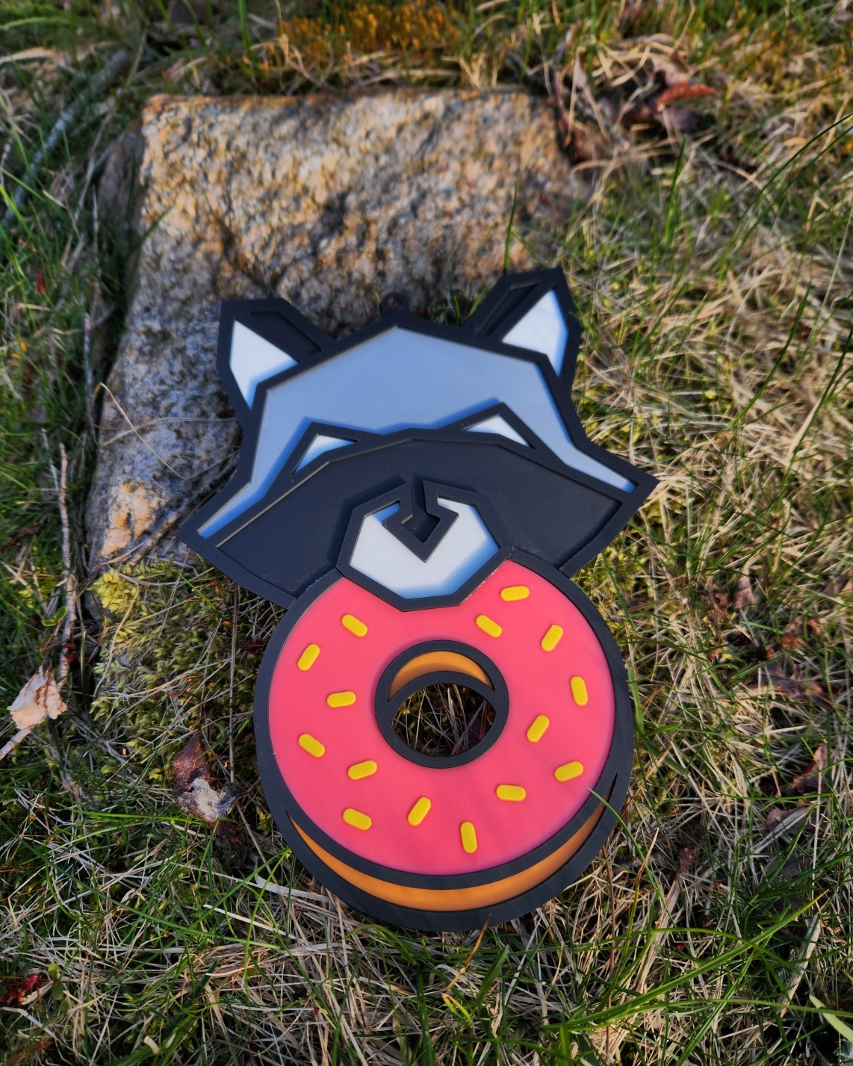 Donut County Wall Art - BK with Donut by Amethyst3D | Download free STL ...