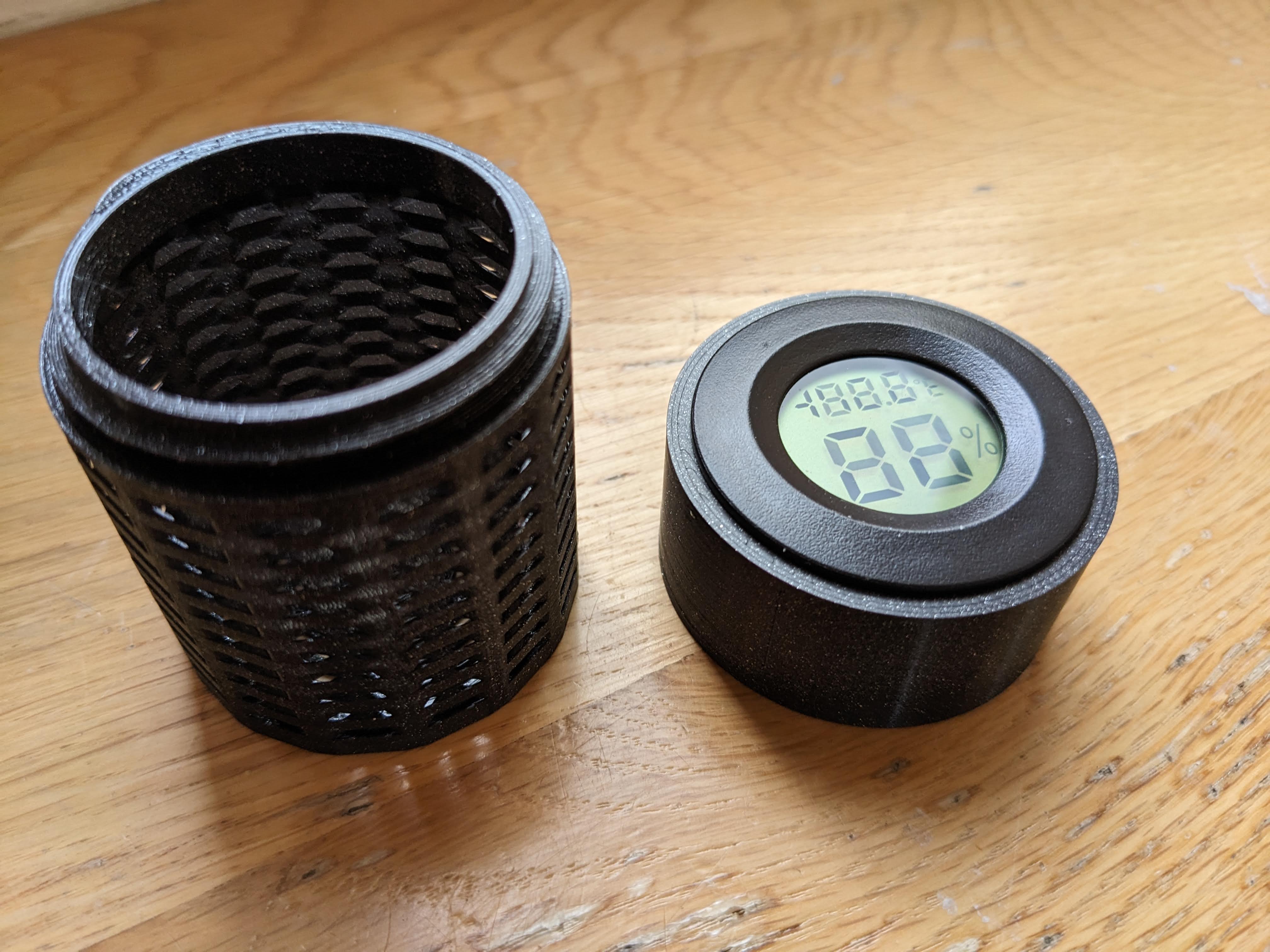Hygrometer Lid for Silica Gel Box - Fits hygrometer with latches by ...
