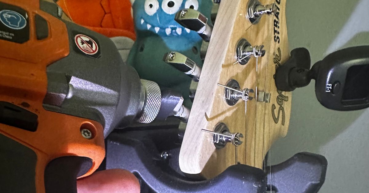 Drillbit Guitar String Winder by Chris | Download free STL model ...