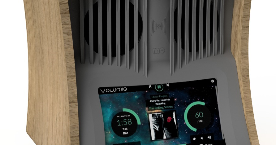 Raspberry Pi 7" Touch Screen Media Player for Volumio, Moode ...