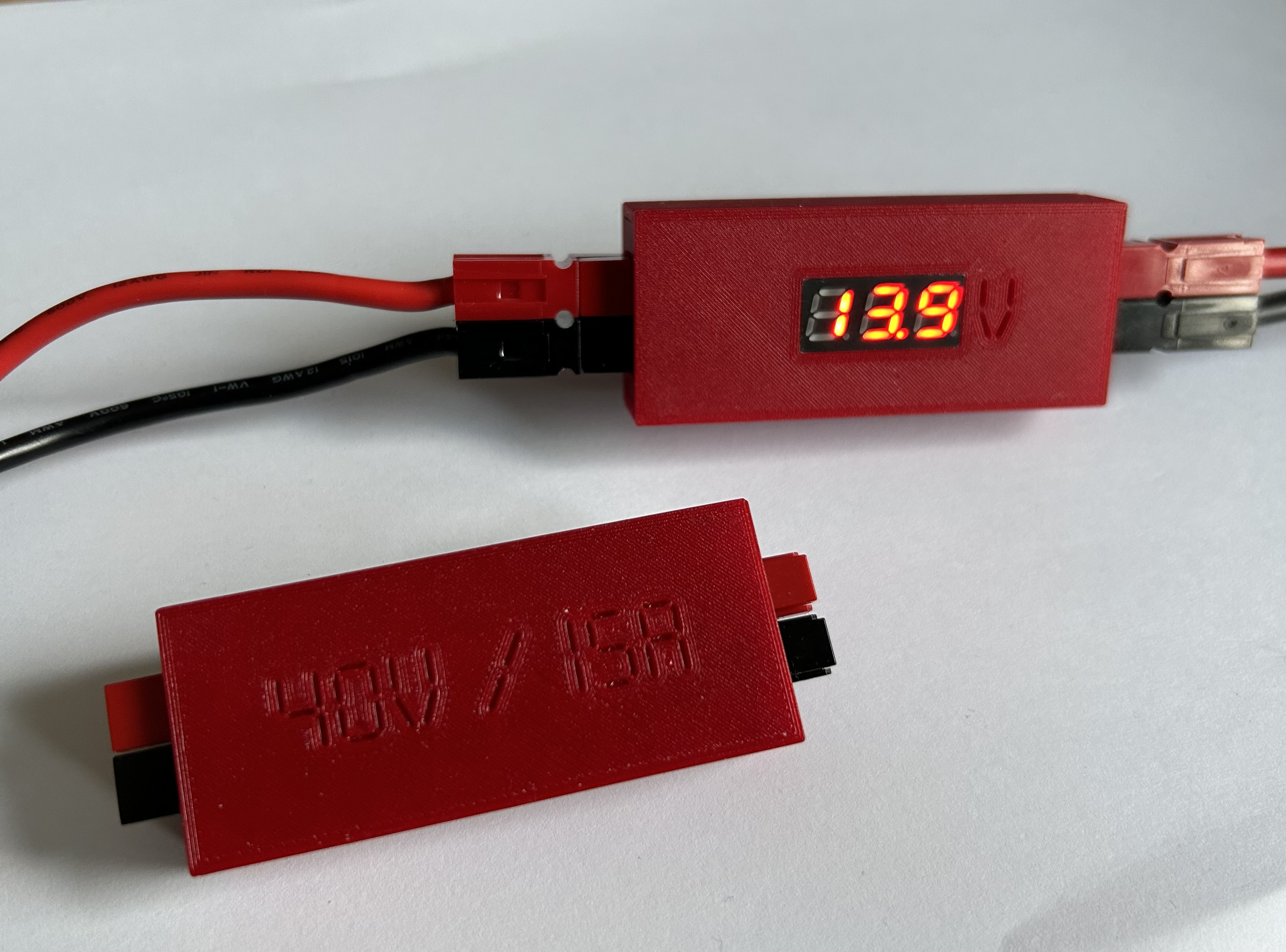 Inline Anderson Power Pole Volt Meter by G5DSG | Download free STL ...