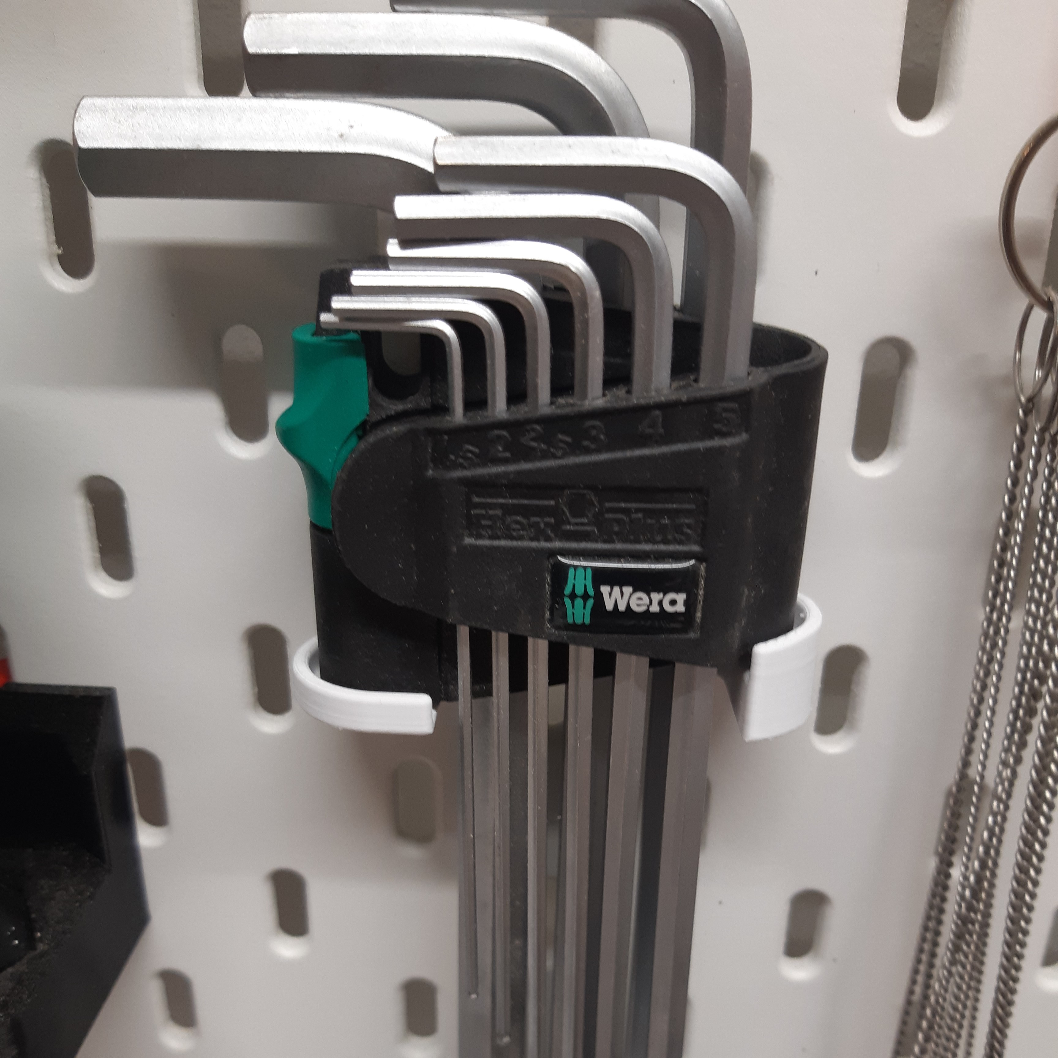 Wera Hex allan key bracket for Skadis by SebSTL | Download free STL ...
