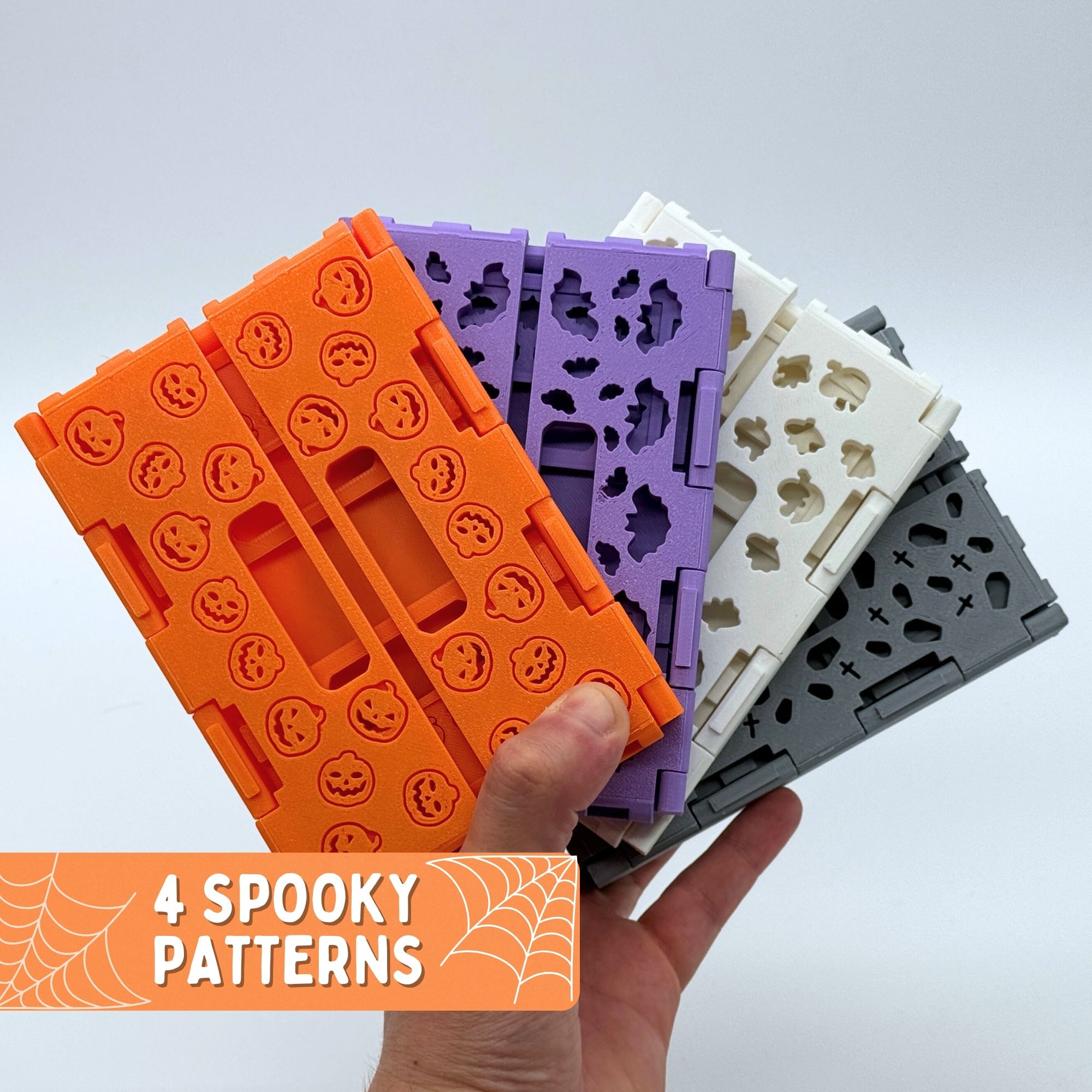 3D Printable Storage Crate Spooky Crates (4 Different Patterns) by ...