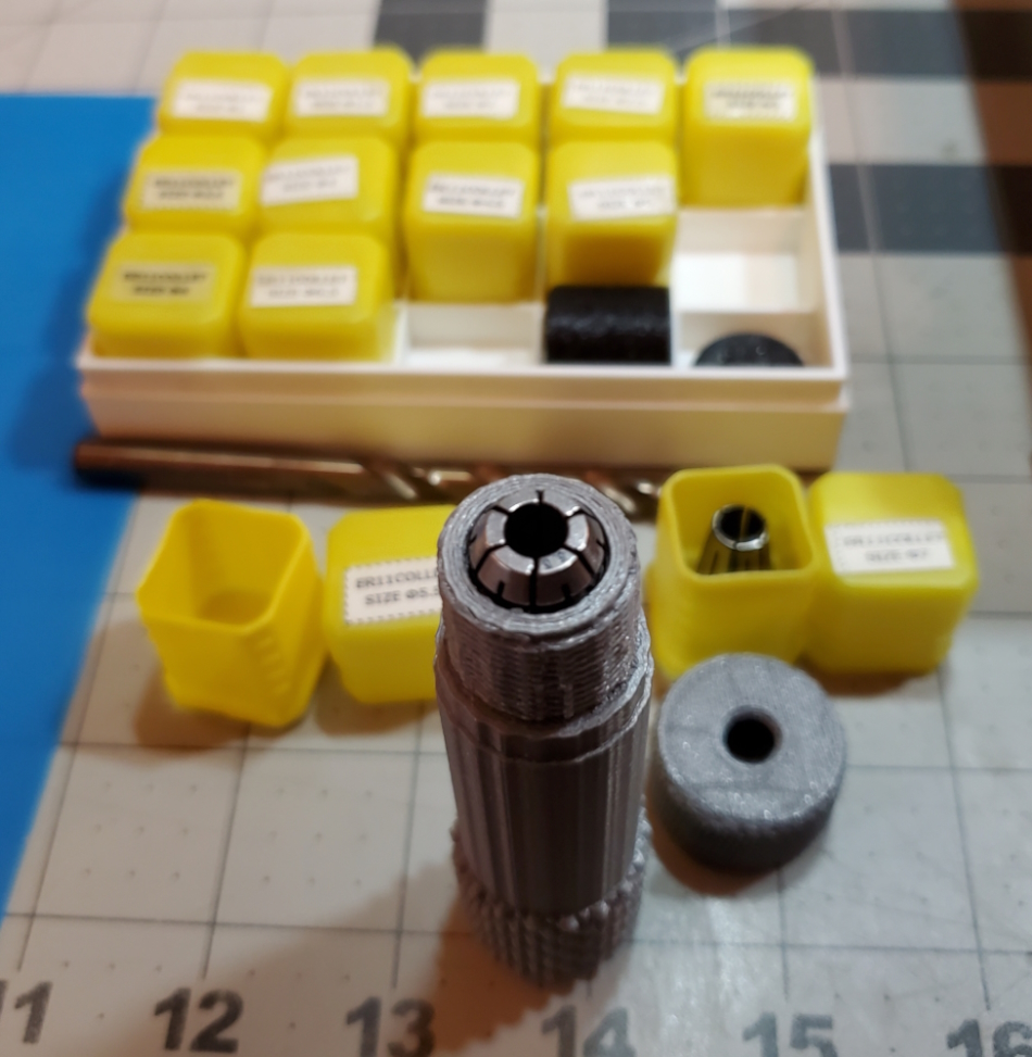 Pin Vise for ER11 Collets by allardjd | Download free STL model ...