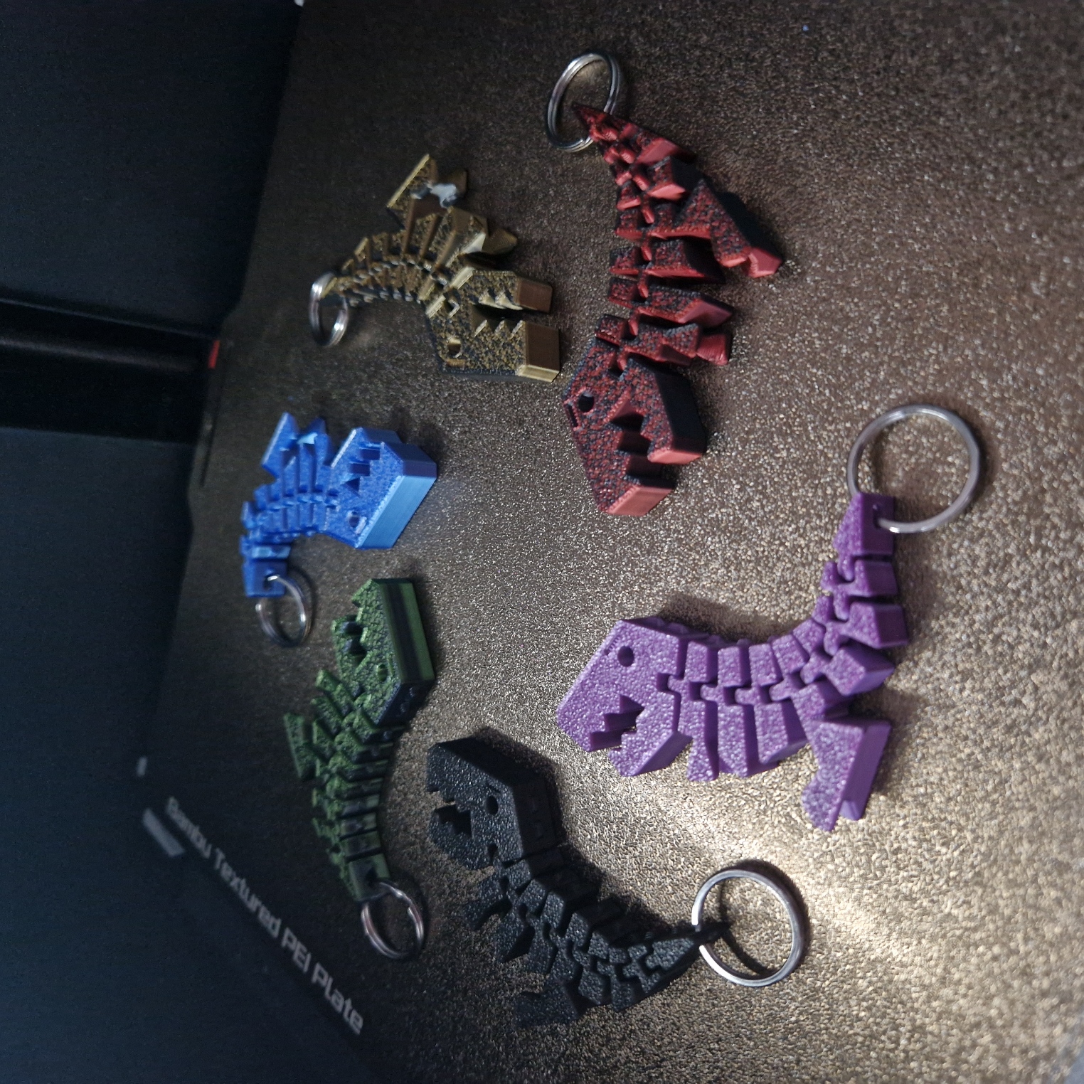 Flexi Rex Keychain, Best Version! by Tobkar_ | Download free STL model ...