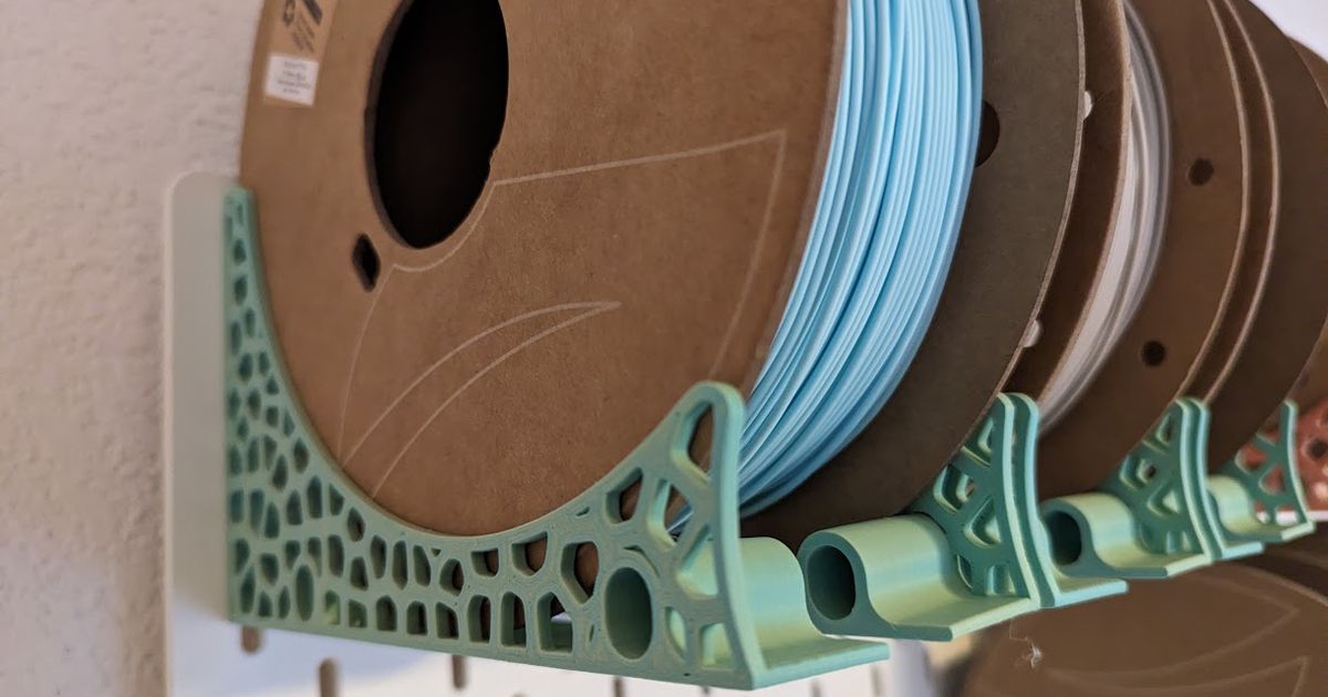 [Redesigned] Filament Spools for IKEA SKADIS - Fits Cardboard Spools by ...