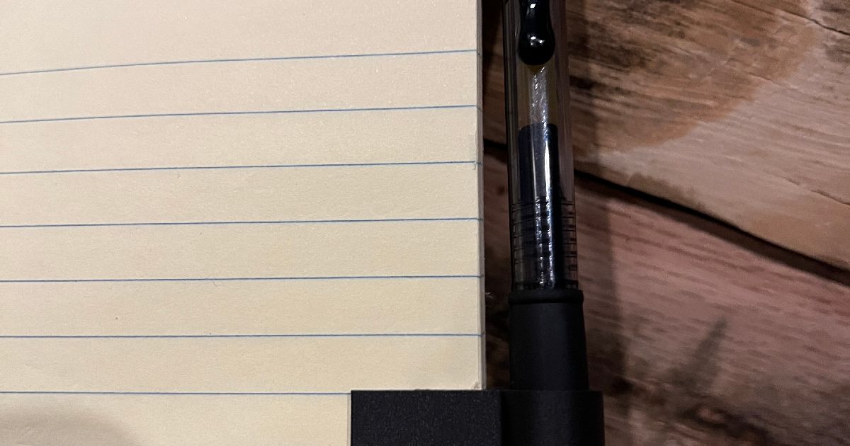 Notepad Pen and Pencil Clip by Brett B | Download free STL model ...