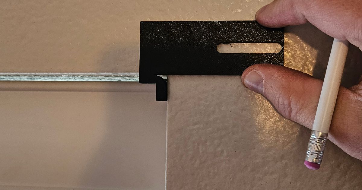 Curtain Rod install alignment tool by LayersForLife, LLC | Download ...