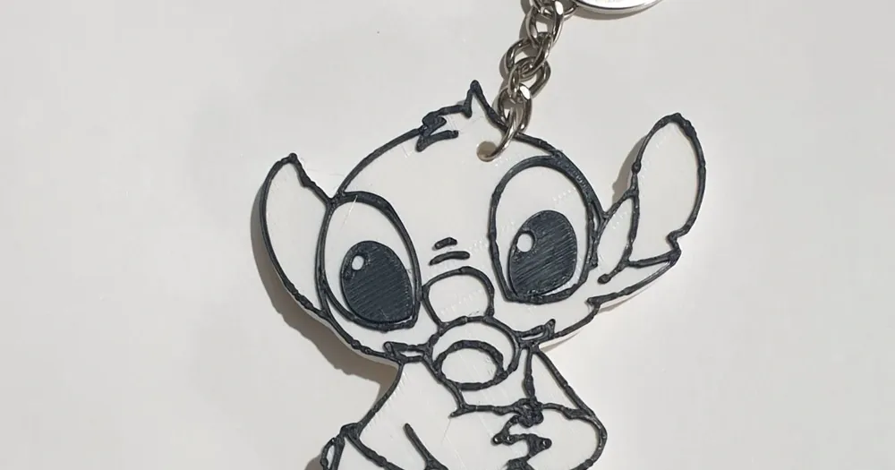 Keychain Baby Stitch by Magic Studio 3D | Download free STL model ...