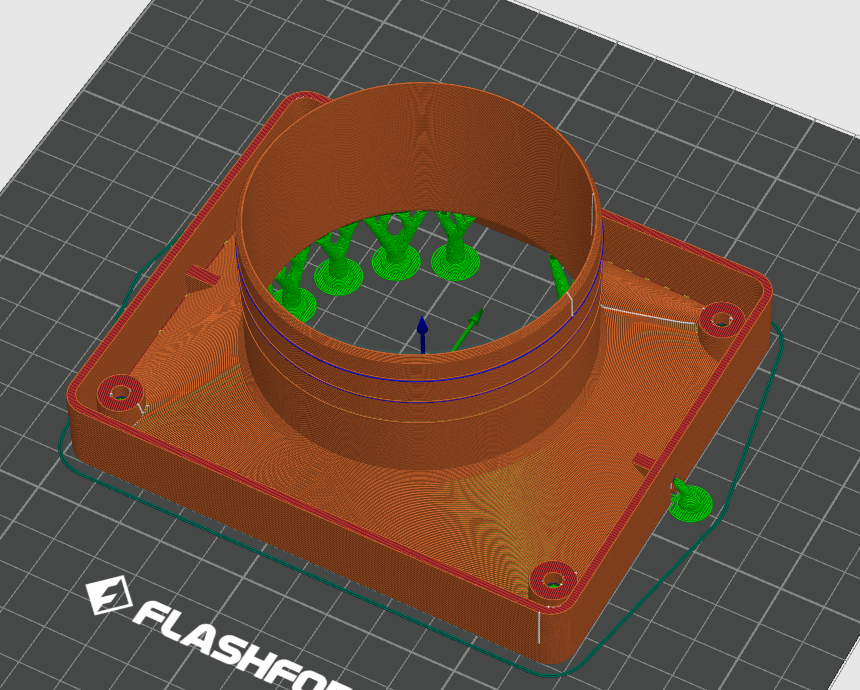 Replacement xTOOL S1 Exhaust Adapter 3" (77mm) by cpayne3d | Download ...