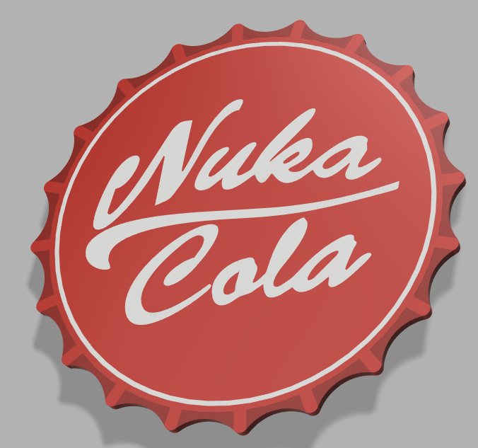 Nuka Cola Coaster by pwmodder1027 | Download free STL model ...