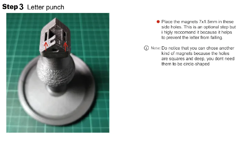 Letter punch ergonomic guide by Manu Paolantonio | Download free STL ...