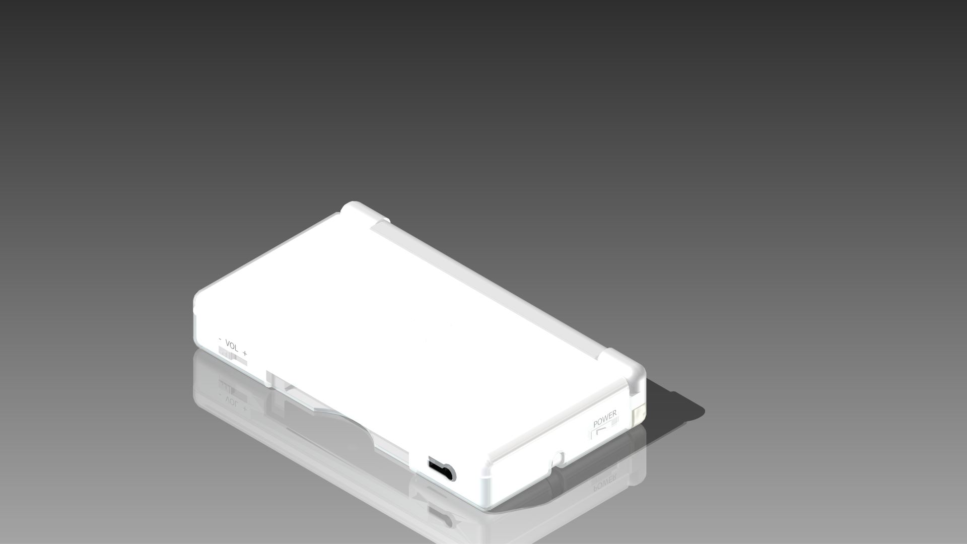 Nintendo DS Lite White by TimX24968B | Download free STL model ...